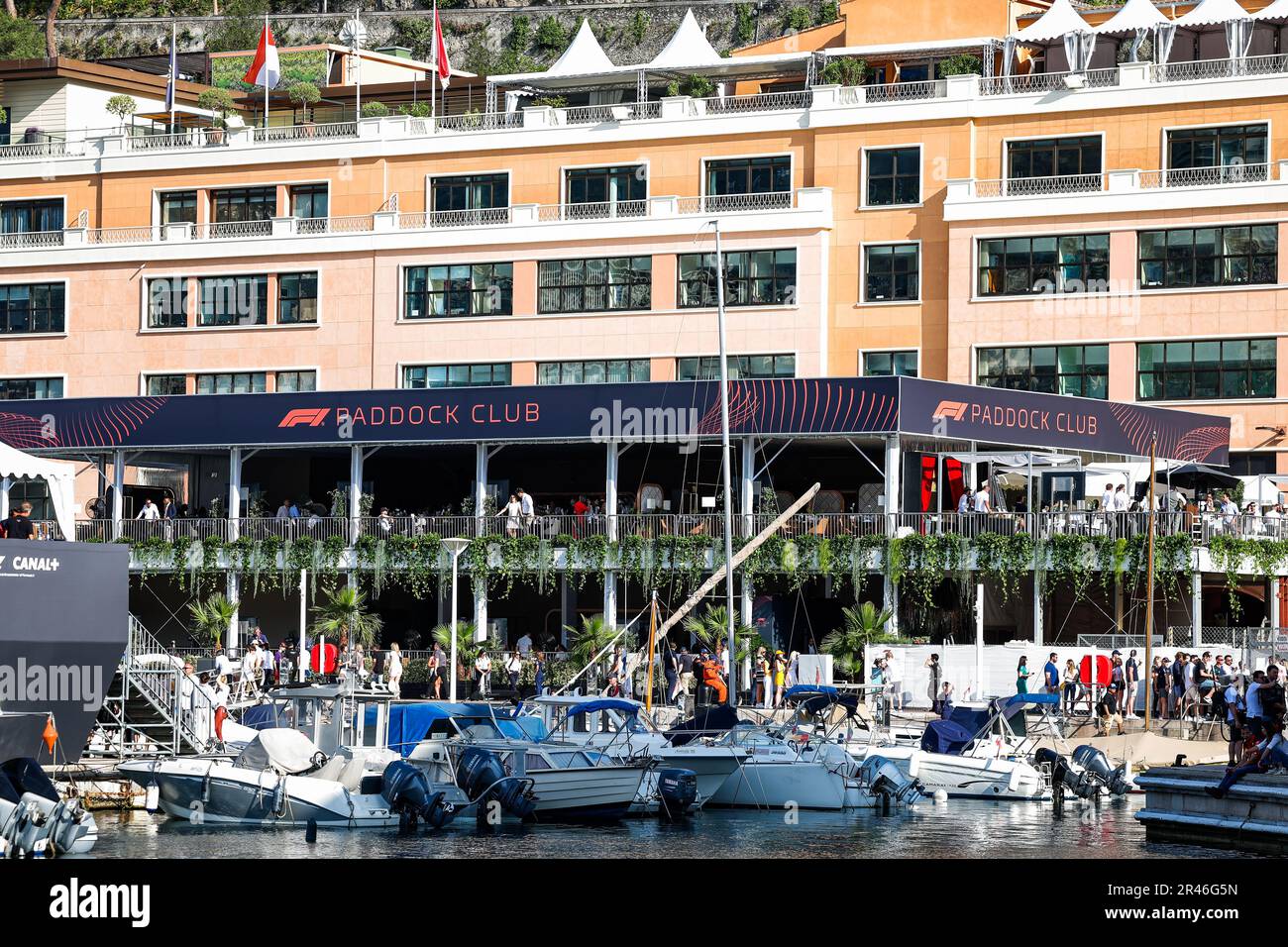 The paddock club during the Formula 1 Grand Prix de, Monaco ...