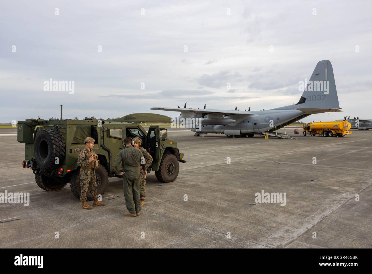 U.S. Marines with Marine Wing Support Squadron 174 and Marine Aerial ...