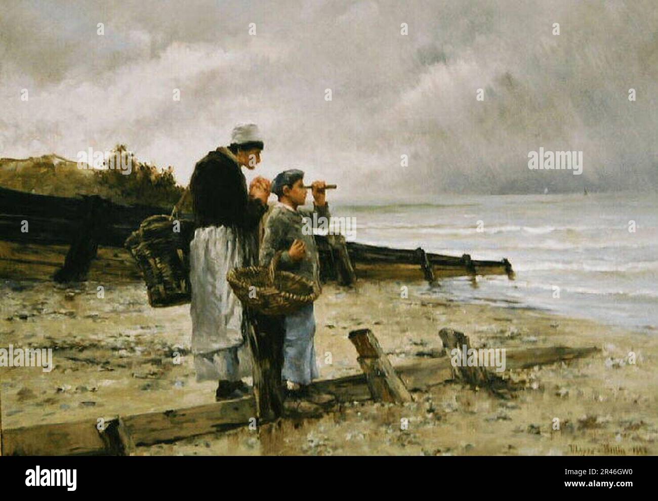 Ulysse Butin-Au Bord de la plage Stock Photo - Alamy