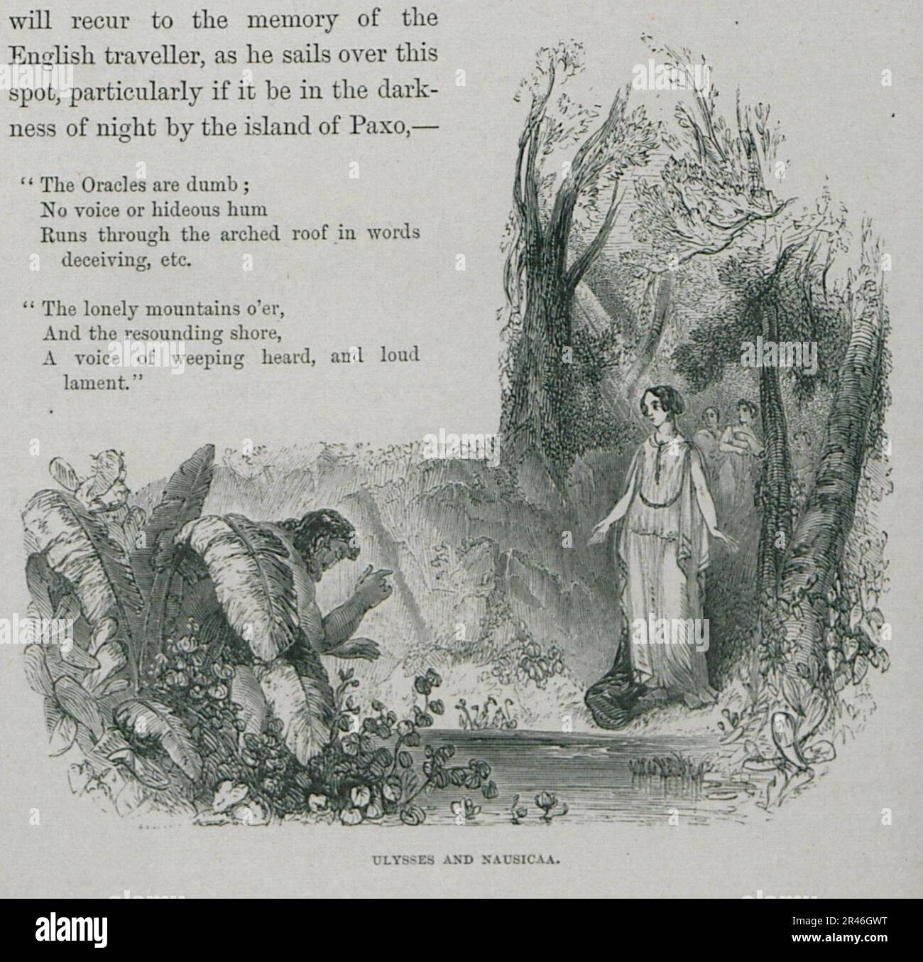 Ulysses and Nausicaa - Wordsworth Christopher - 1882 Stock Photo - Alamy