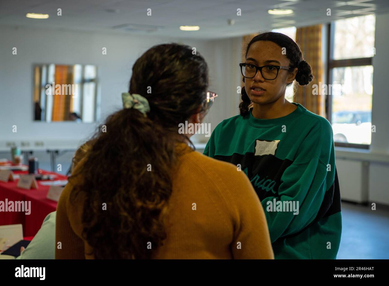 Kayla Bousquet, a 691st Cyberspace Operation Squadron military spouse ...