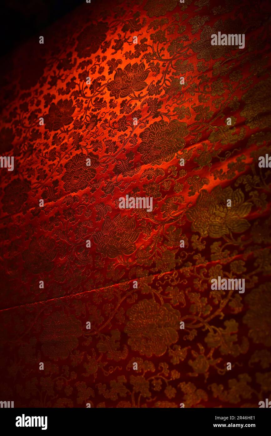 Chinese flower silk Stock Photo - Alamy