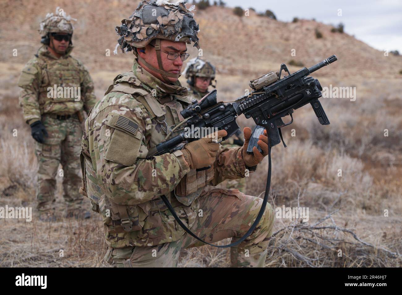 Spc. Timothy Shea, a Soldier from Able Company, 4th Battalion, 9th ...