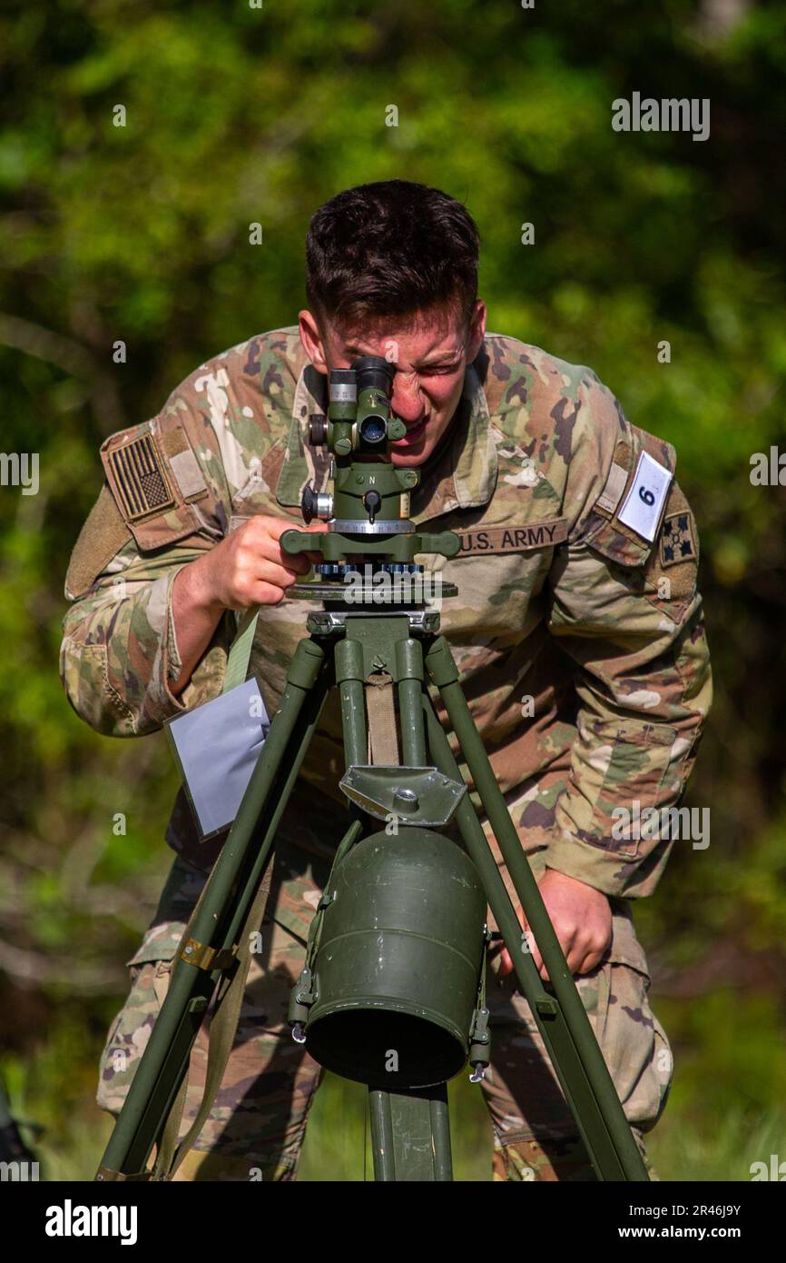 Pfc. Justin Wade, a mortarman with 2nd Squadron, 1st Cavalry Regiment ...
