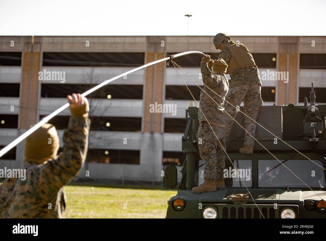U.S. Marines with Marine Air Control Squadron 24, Marine Air Control ...