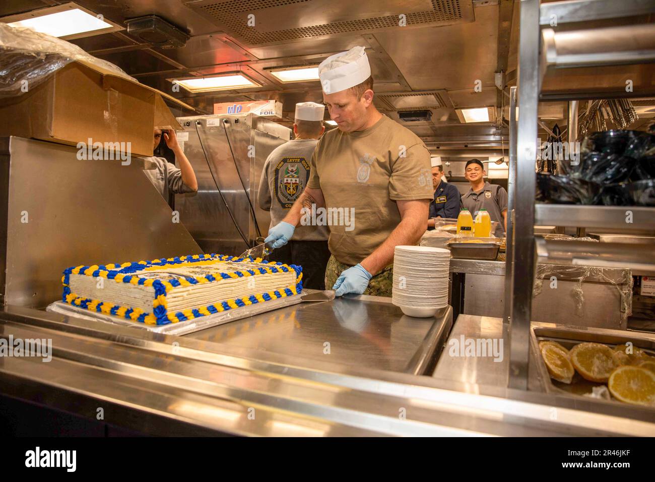 230401-N-TC47-1058 IONIAN SEA (Apr. 1, 2023) Chief Culinary Specialist ...