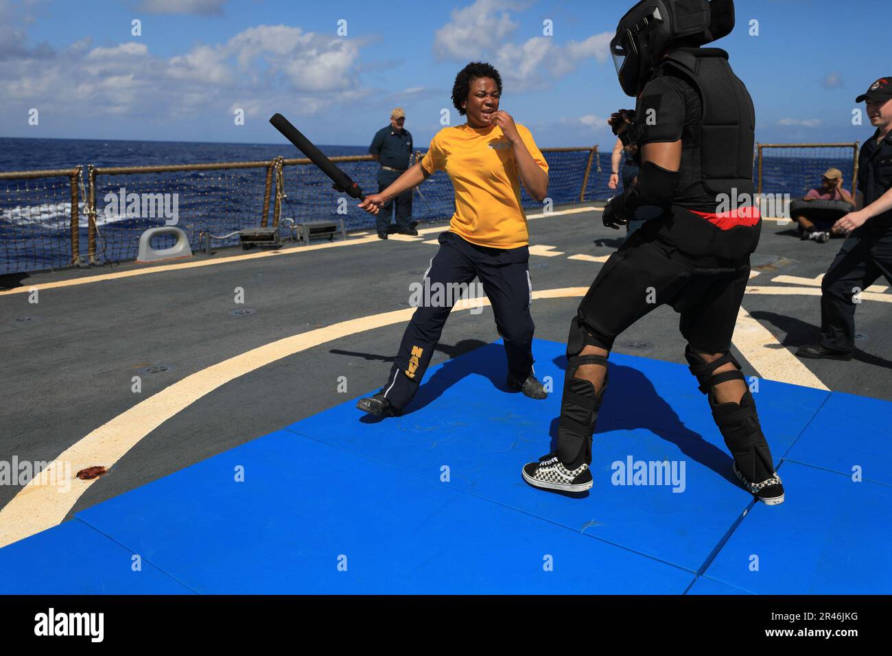 ATLANTIC OCEAN (March 8, 2023) Electrician's Mate 3rd Class Logan Bull ...