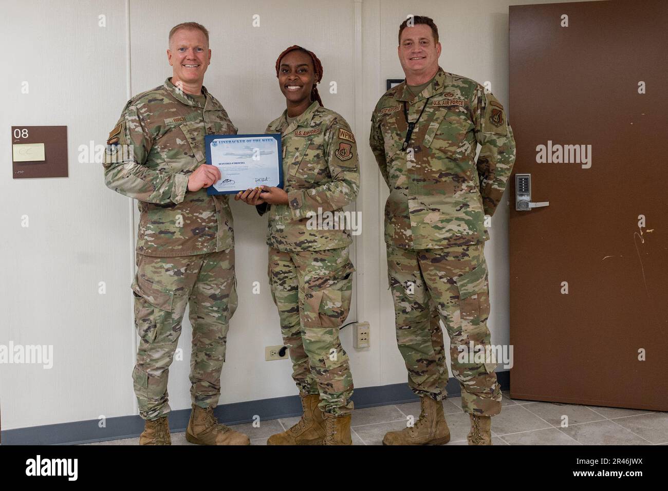 U.S. Air Force Staff Sgt. Quinteria O’Driscoll, a command support staff ...