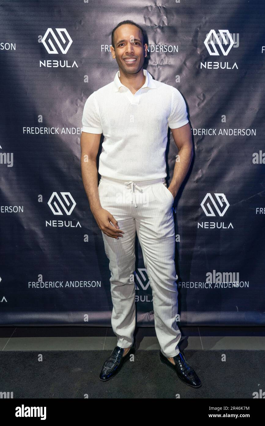 Louis Finley attends Frederick Anderson Resort 2024 Fashion Show ...