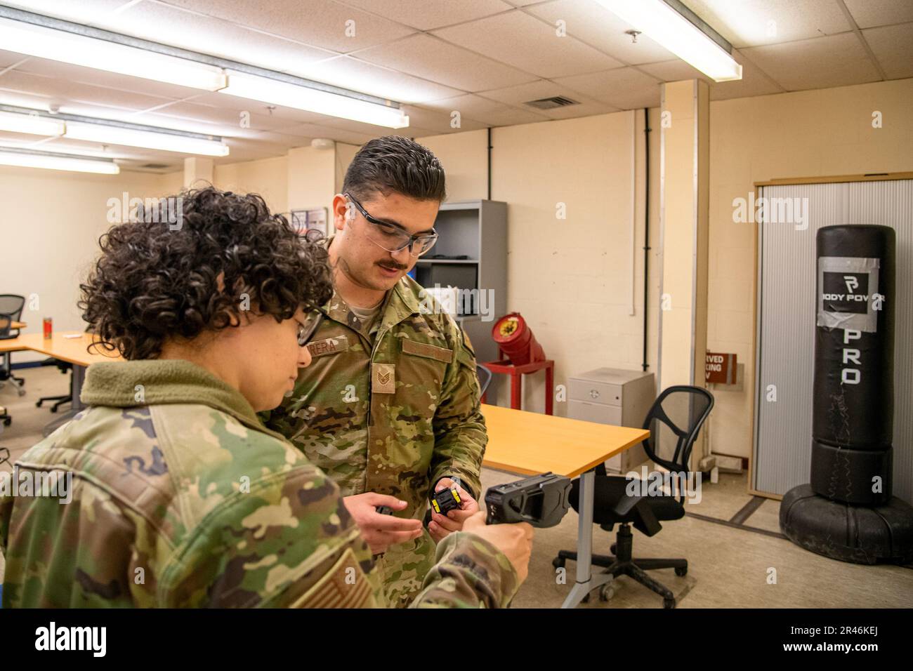 U.S. Air Force Staff Sgt. Andres Carbrera, 423d Security Forces ...