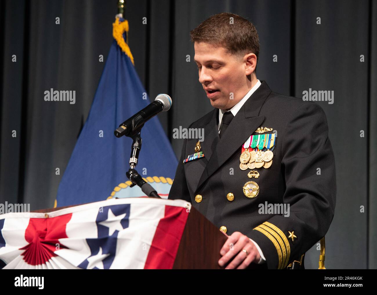 230404-N-ED185-1091 KEYPORT, Wash (April 4, 2023) U.S. Navy Cmdr. Rowdy A. Garcia, commanding ...