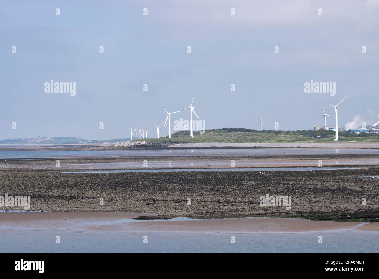 Wind turbines on the West Coast of Cumbria Stock Photo - Alamy