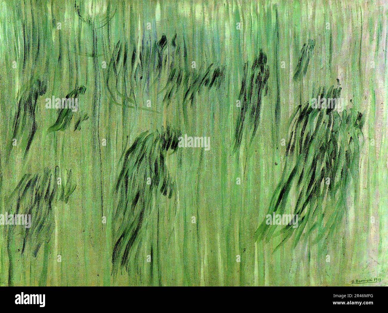 Umberto Boccioni - Quelli che restano (1911 Stock Photo - Alamy