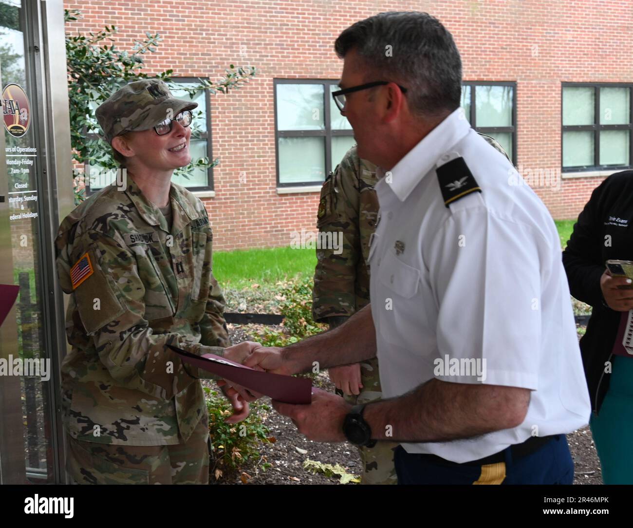 COL James C. Maker, commander Fort Meade Medical Department Activity ...