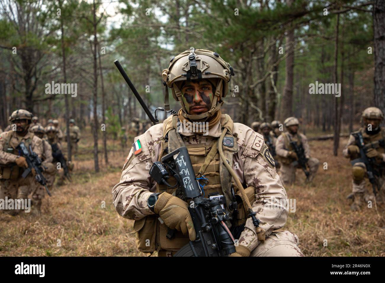 United Arab Emirates soldiers from the 11th Mountain Battalion take a ...