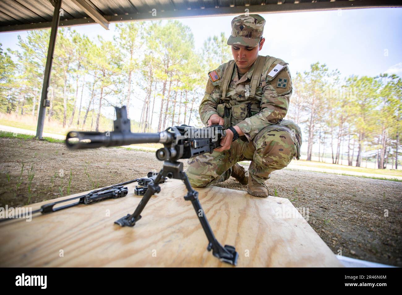 Spc. Jordan Sherey, a mortarman from 1st Battalion, 66th Armored ...