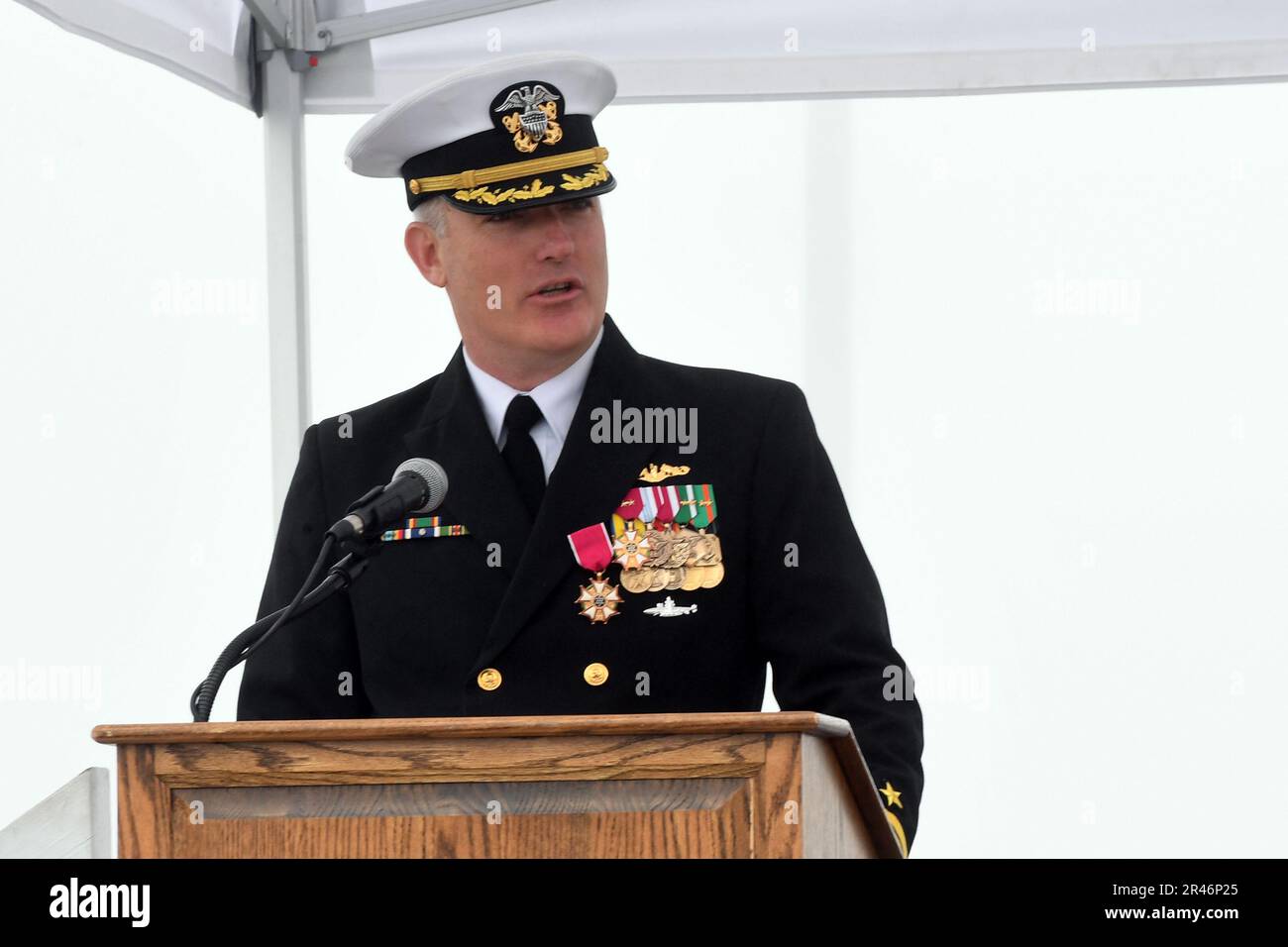 230406-N-GR655-0059 GROTON, Connecticut (April 6, 2023) – Capt. John ...