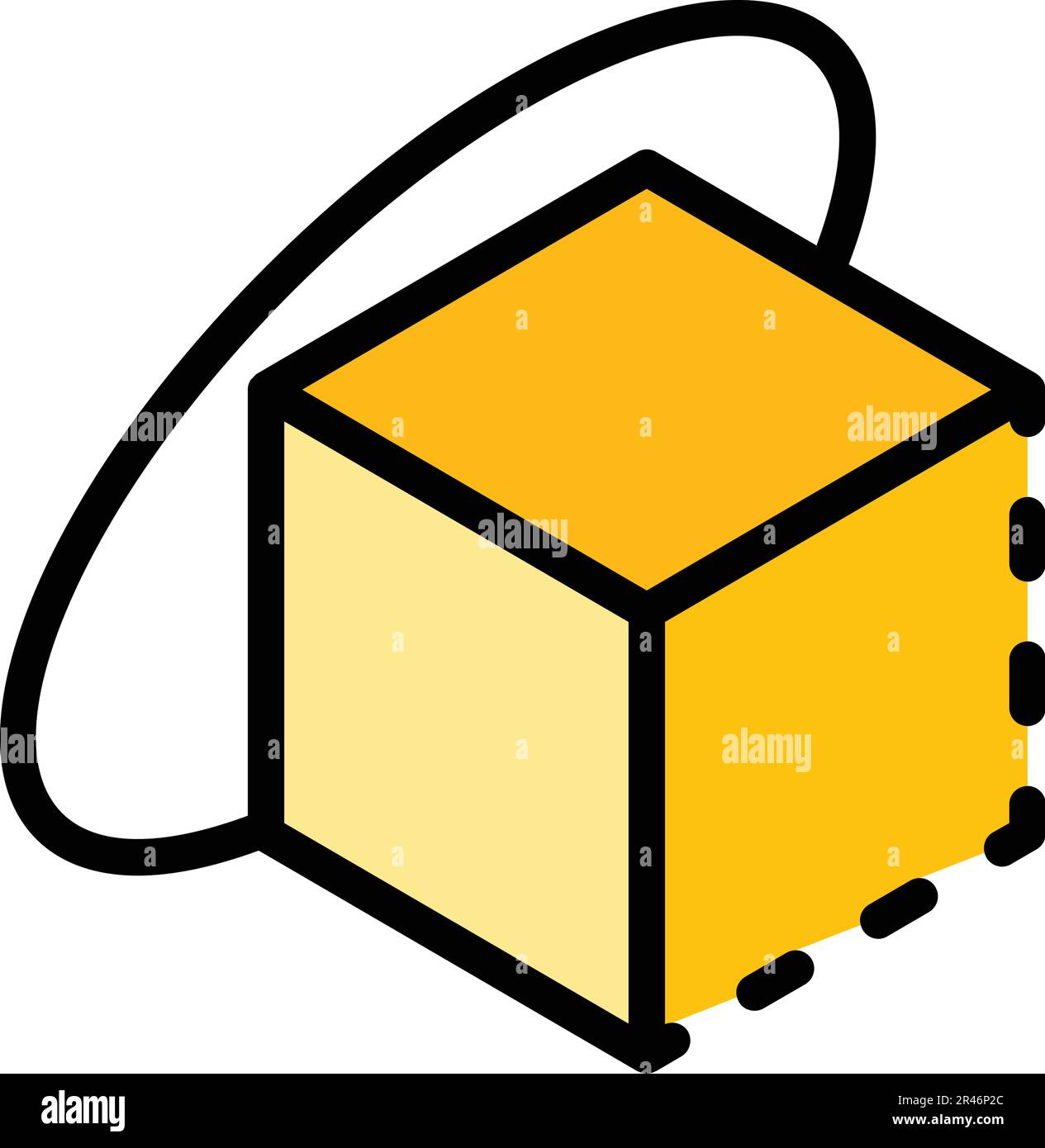 Vr sensor icon. Outline Vr sensor vector icon for web design isolated ...