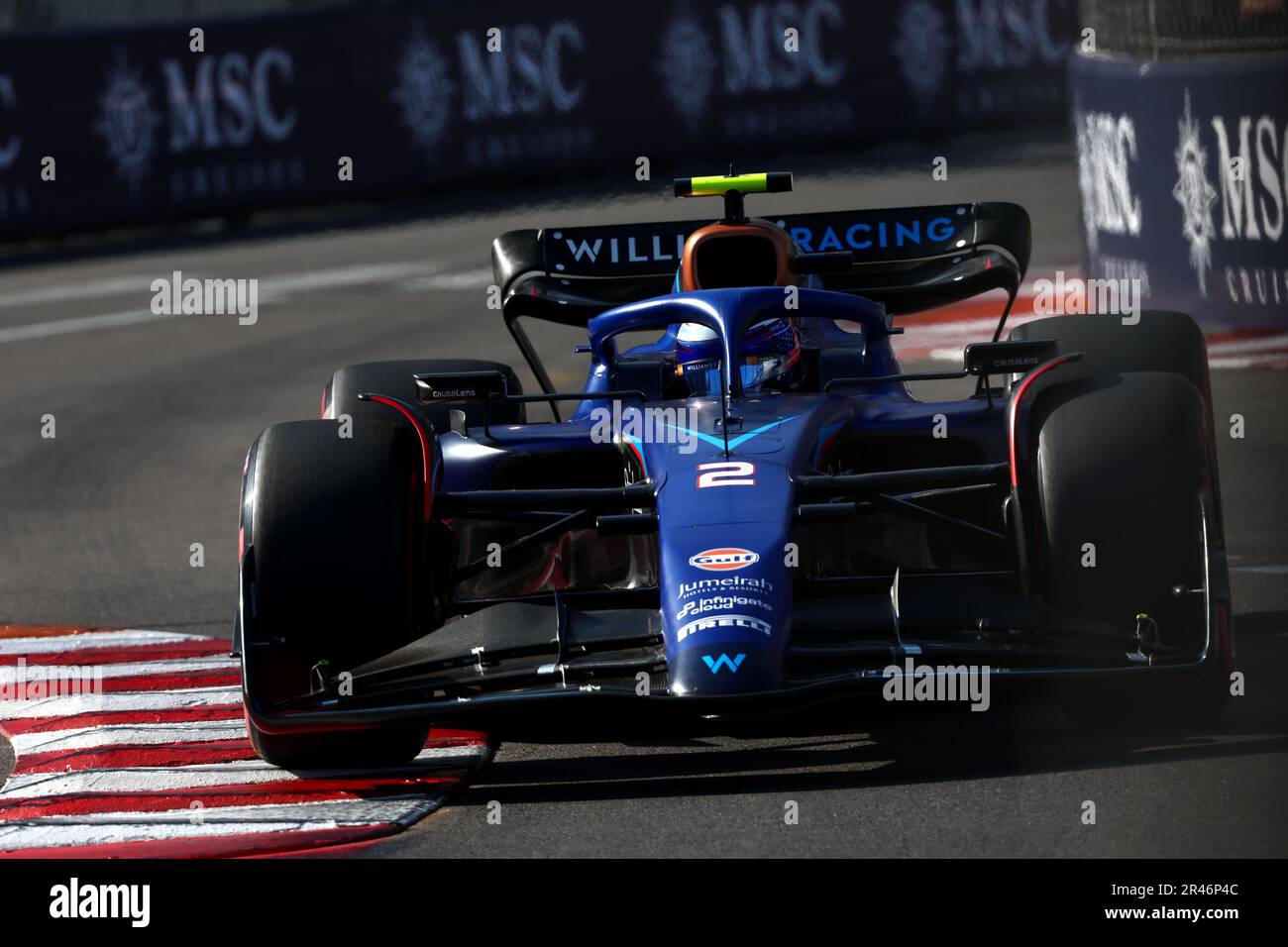 Monte Carlo, Monaco. 26th May, 2023. Logan Sargeant (USA) Williams Racing FW45. Formula 1 World ...