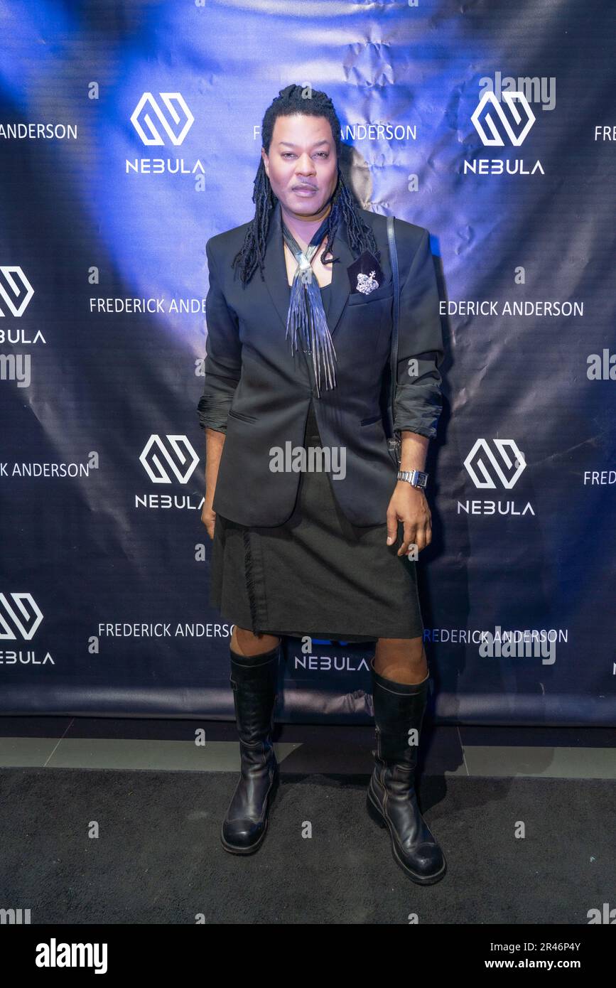 Ty-Ron Mayes attends Frederick Anderson Resort 2024 Fashion Show ...