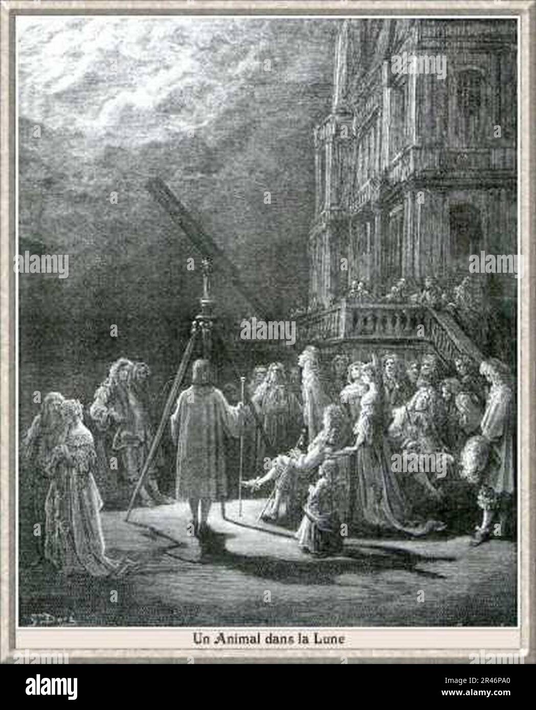 Un Animal dans la Lune Stock Photo - Alamy