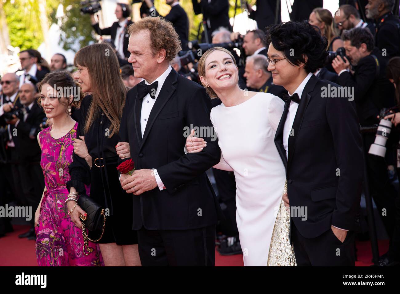 Emilie Dequenne, from left, Paula Beer, John C. Reilly, Davy Chou and ...
