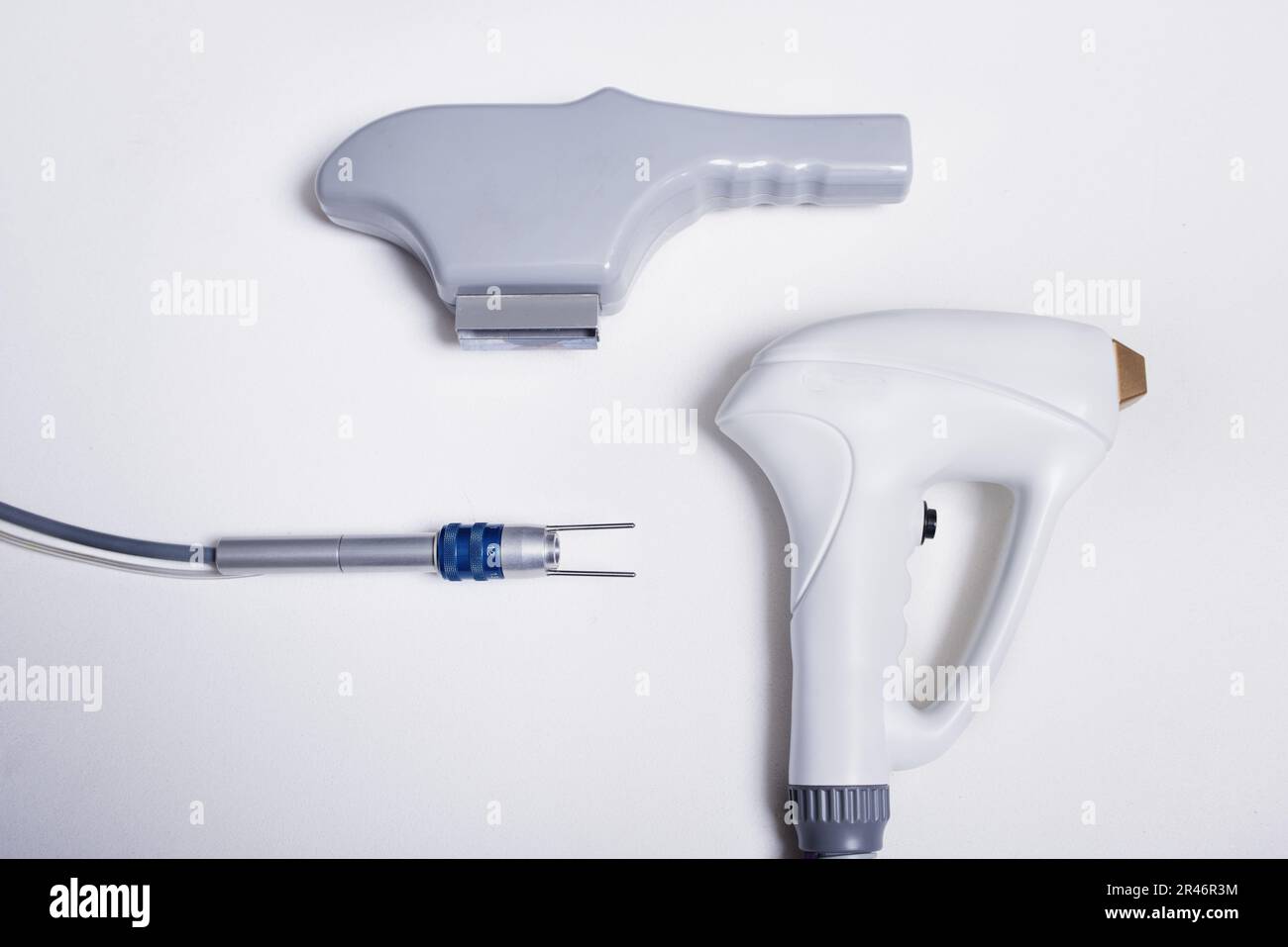 Different accessory devices and handles for the application of dermo ...