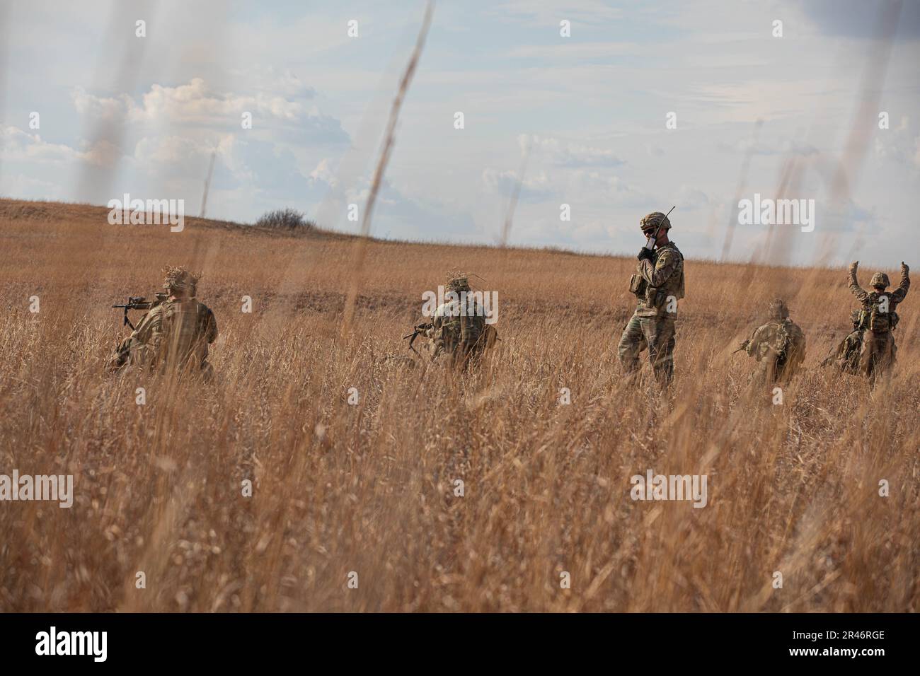 Oklahoma Army National Guard Soldiers with Company B, 1st Battalion ...