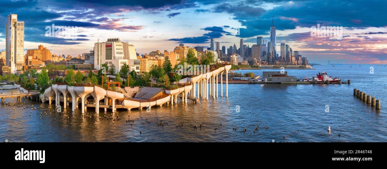 Little Island, Pier 55 Little Island at Pier 55 is an artificial island ...