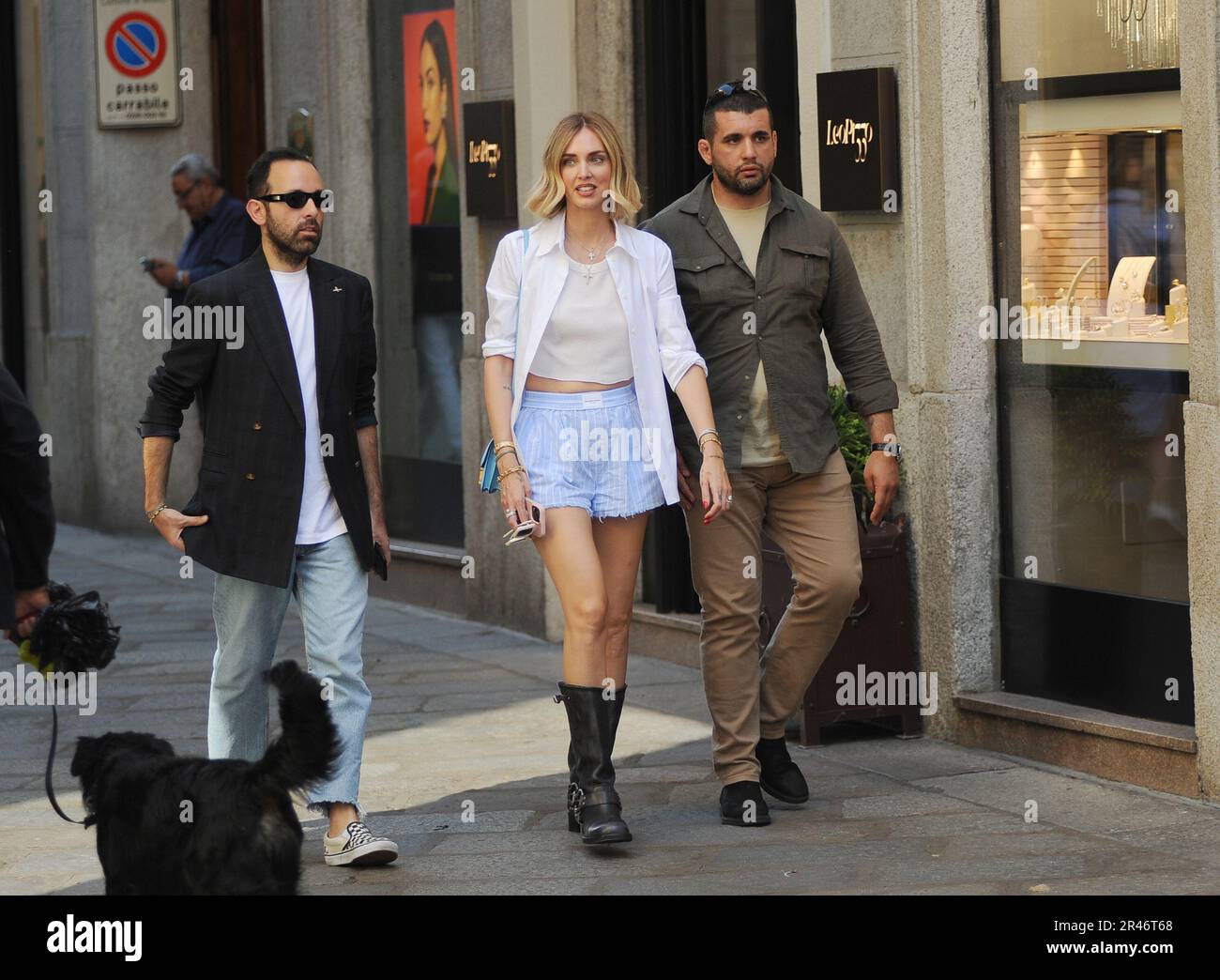 Milan, . 26th May, 2023. Milan, 26-05-2023 Chiara Ferragni, after a ...