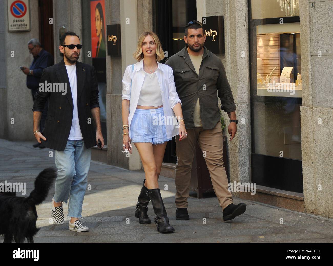 Milan, . 26th May, 2023. Milan, 26-05-2023 Chiara Ferragni, after a ...