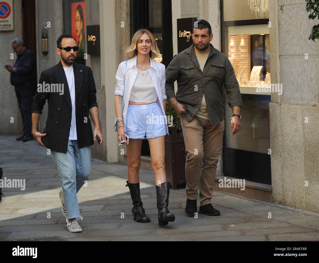 Milan, . 26th May, 2023. Milan, 26-05-2023 Chiara Ferragni, after a ...