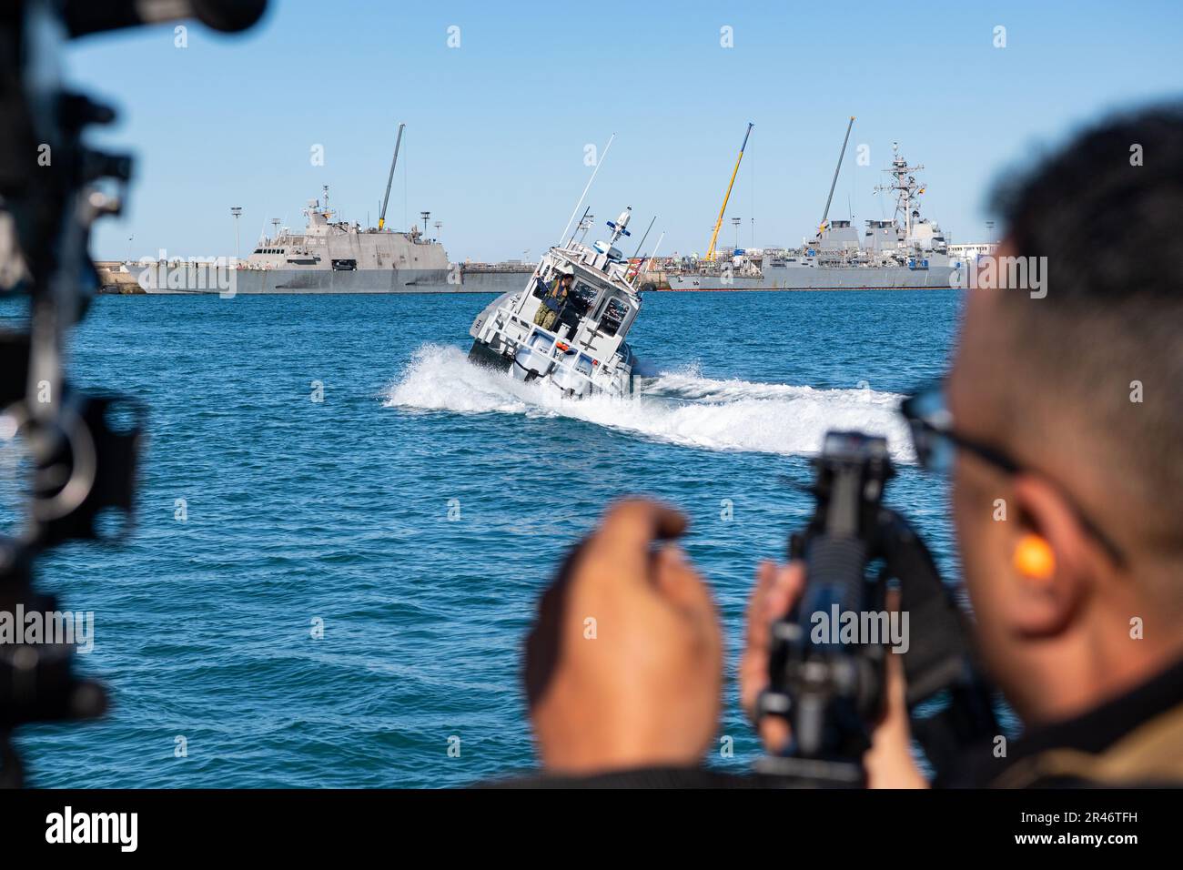NAVAL STATION ROTA, Spain (April 5th, 2023) Master-at-Arms 1st Class ...