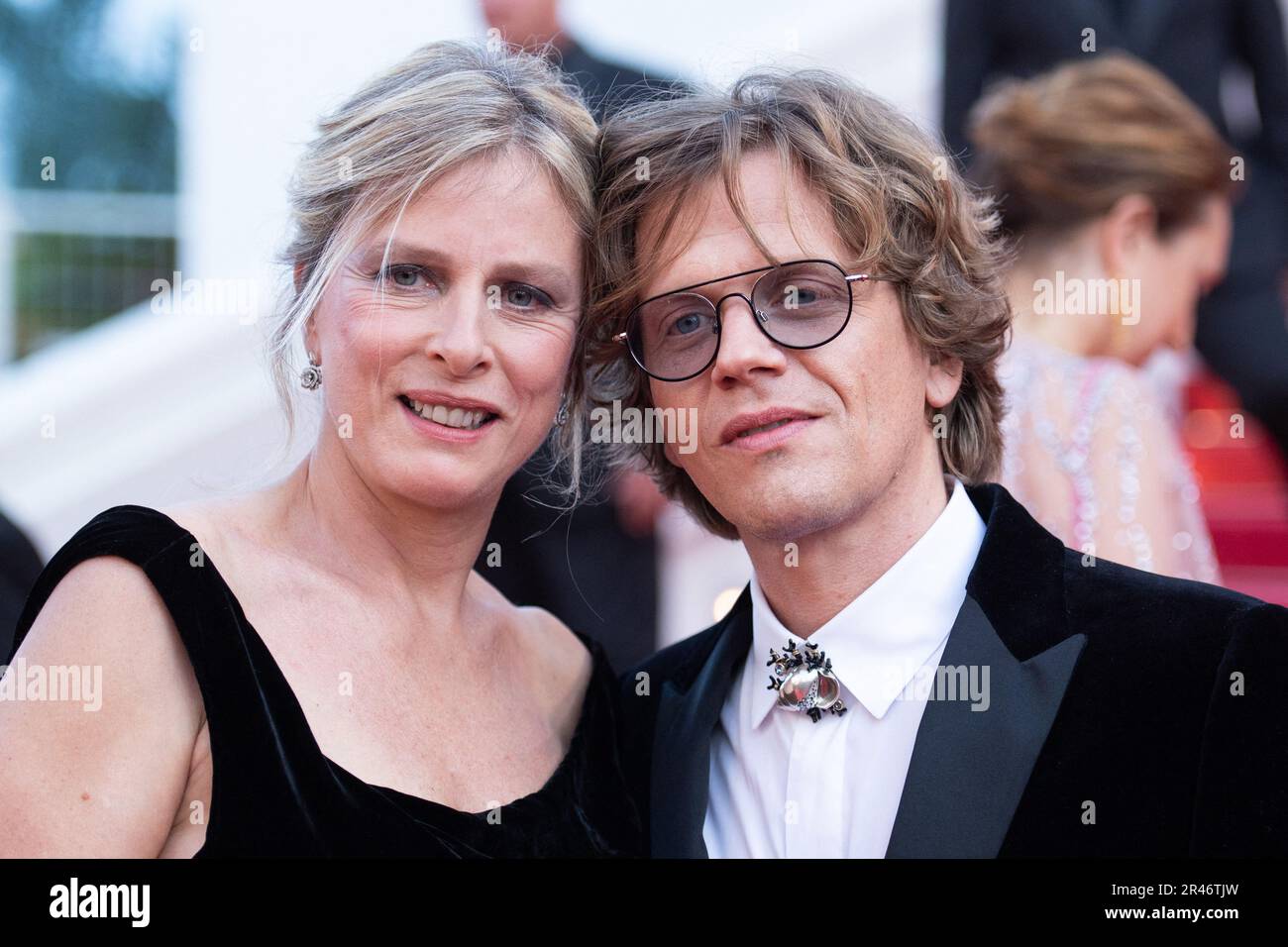 Cannes, France. 26th May, 2023. Alex Lutz and Karin Viard attending The ...