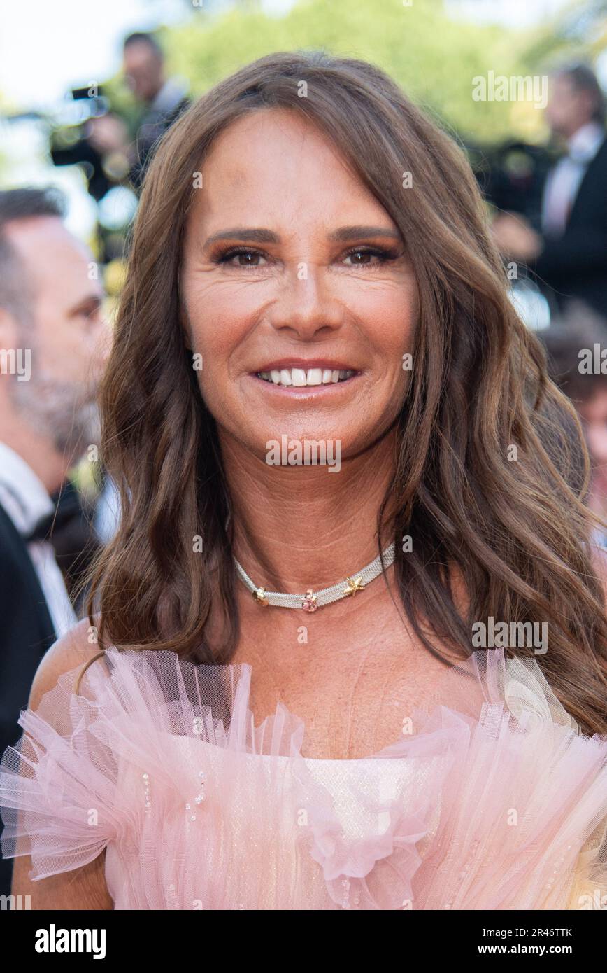 Cannes, France. 26th May, 2023. Nathalie Marquay attending The Old Oak ...