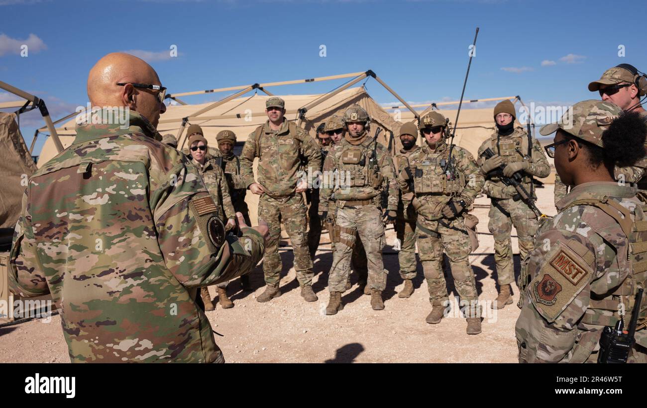 U.S. Air Force Lt. Gen. Brian Robinson, commander of Air Education and ...