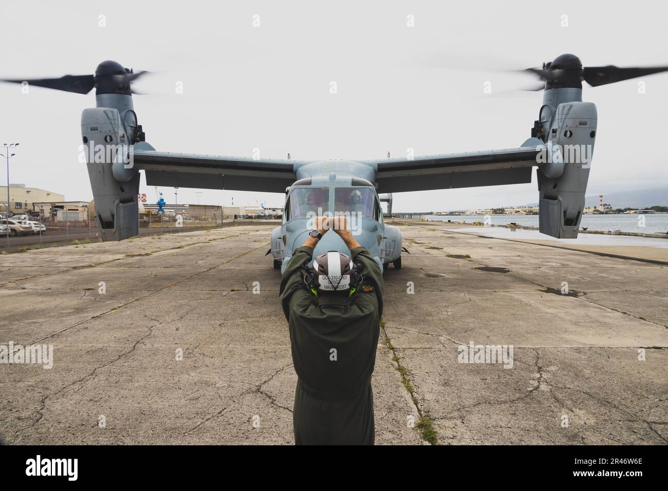 U.S. Marine Corps Gunnery Sgt. Coby Haverkost, a flight line mechanic ...