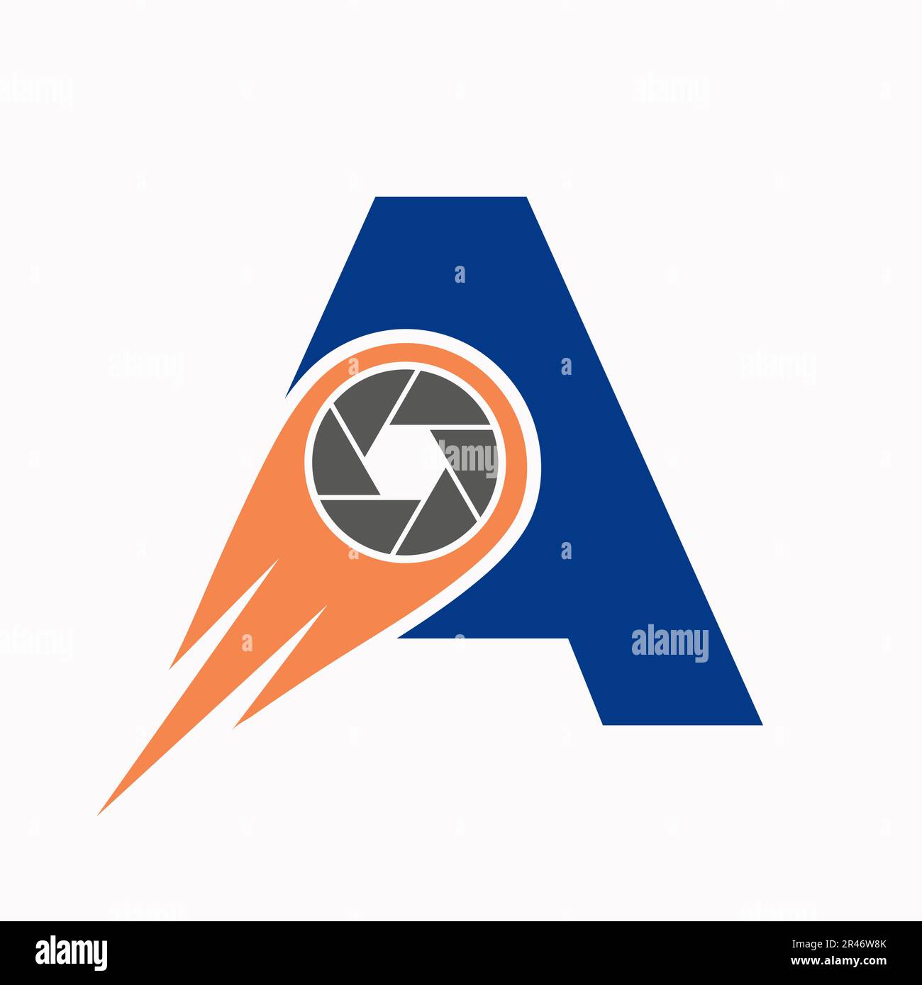 Initial Letter A Photography Logo Camera Lens Concept. Photography ...