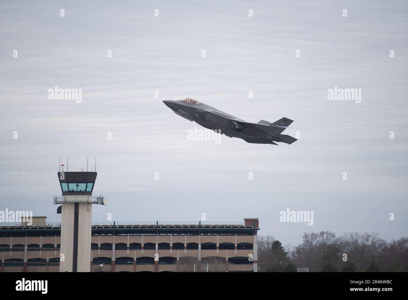 An F-35A Lightning II aircraft launches during the Agile Combat ...