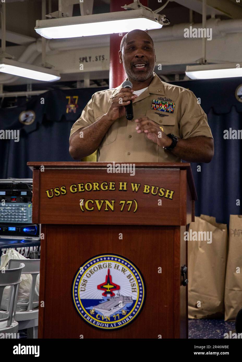 230412-N-SK738-2014 STRAIT OF GIBRALTAR (April 12, 2023) Carrier Strike ...