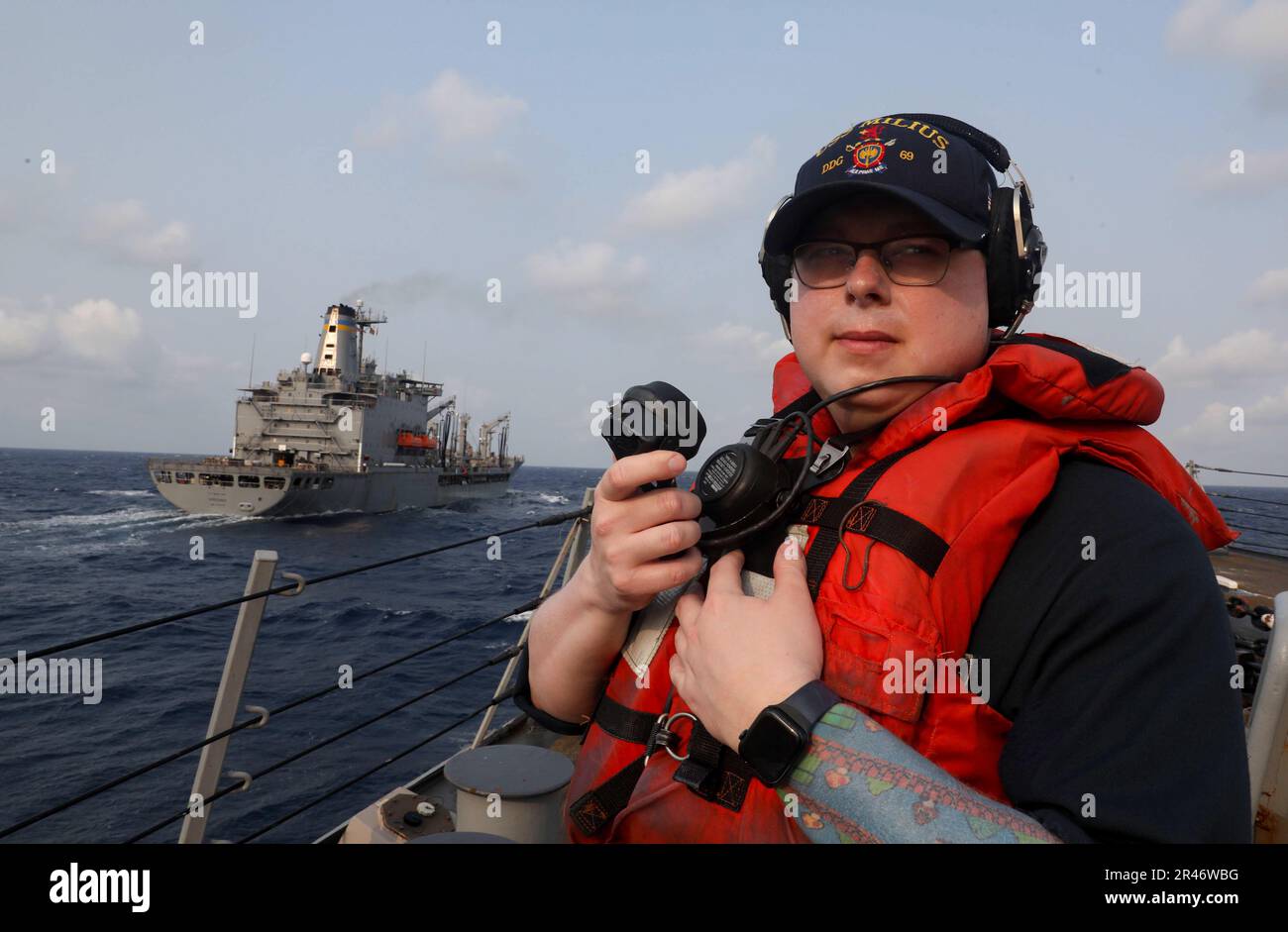 SOUTH CHINA SEA (April 3, 2023) – Yeoman 2nd Class Tyler Scott, from ...
