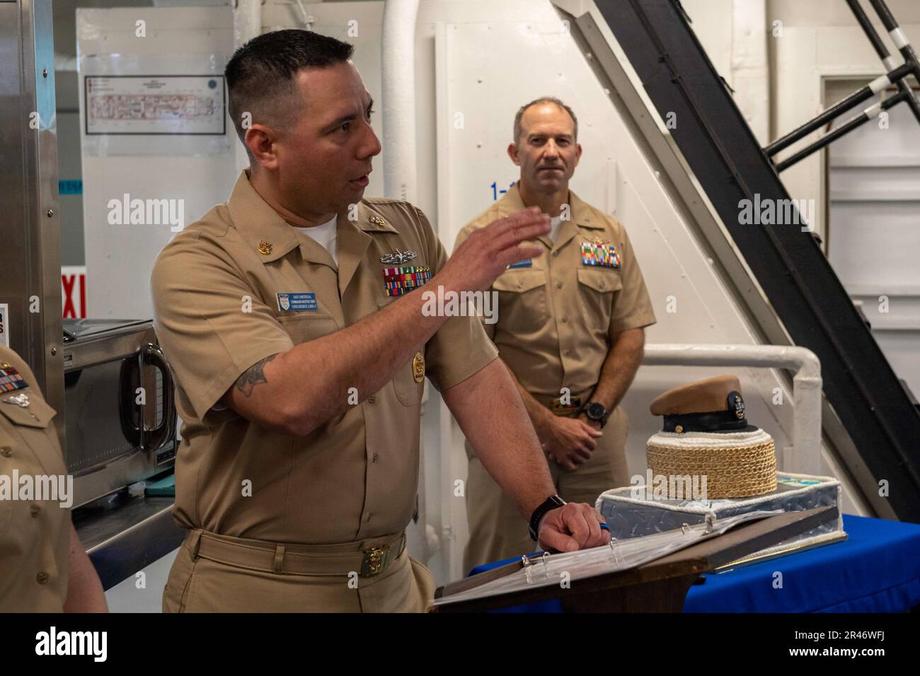 SAN DIEGO (Mar. 31, 2023) Command Master Chief Jason Ortega, assigned ...