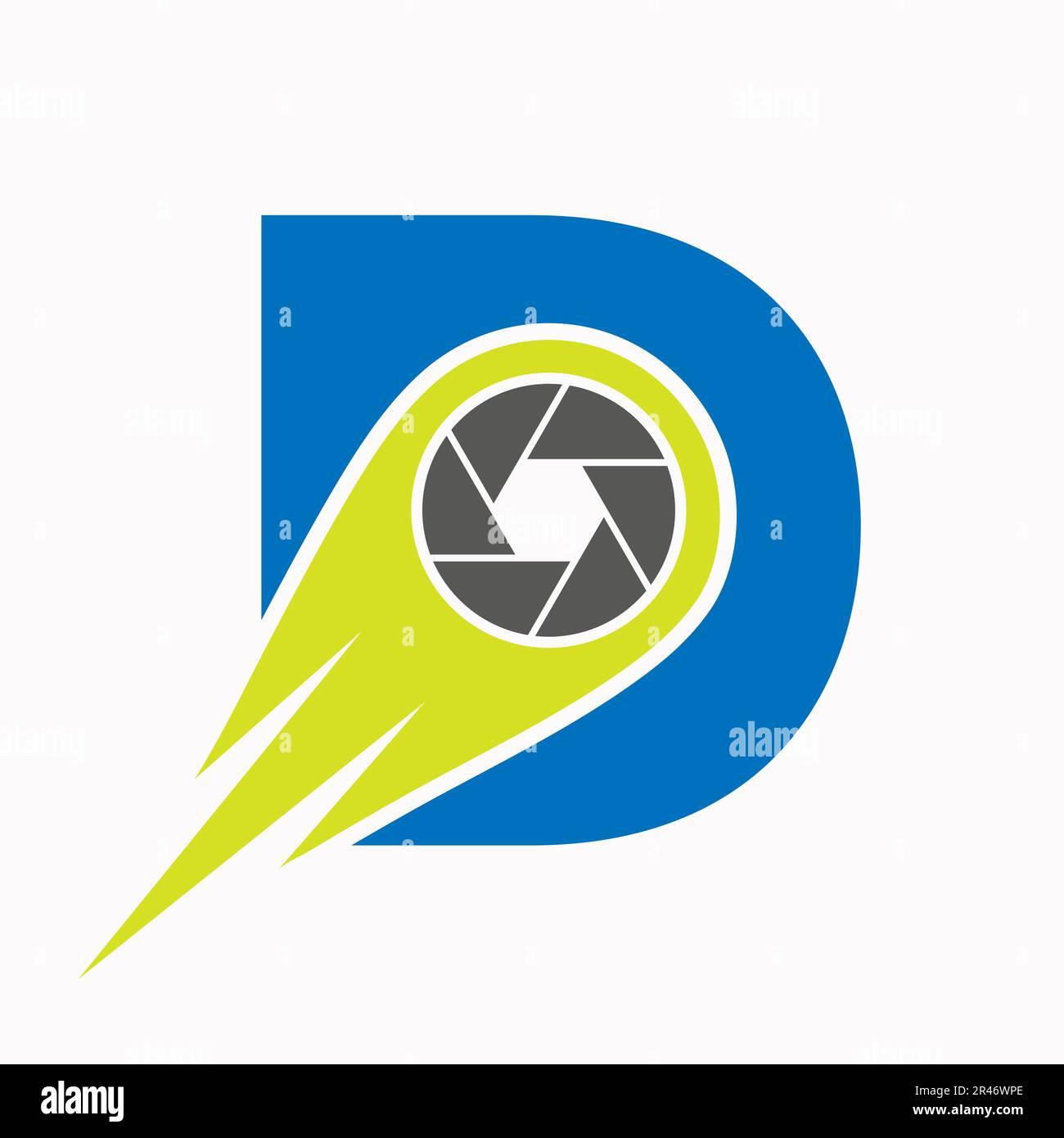 Initial Letter D Photography Logo Camera Lens Concept. Photography ...