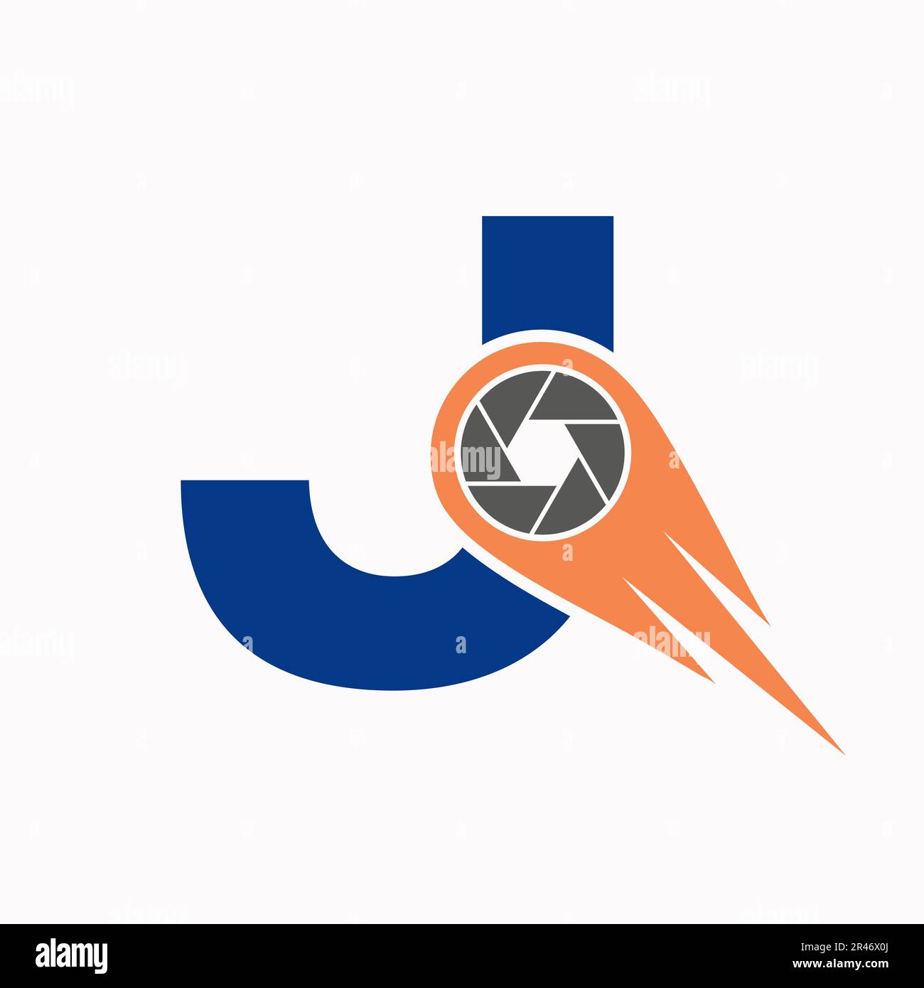 Initial Letter J Photography Logo Camera Lens Concept. Photography ...