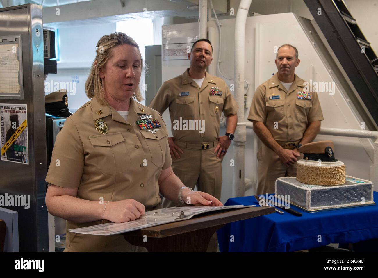 SAN DIEGO (Mar. 31, 2023) Senior Chief Master-at-Arms Krista Vargas ...