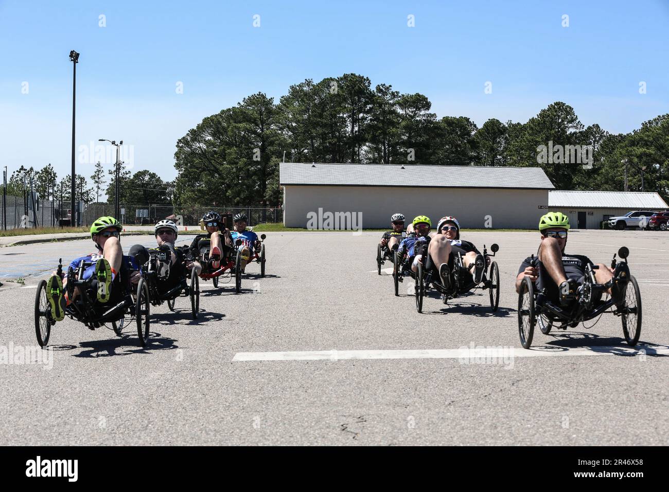 U.S. Army athletes, doing practice laps in order to gain the proper ...
