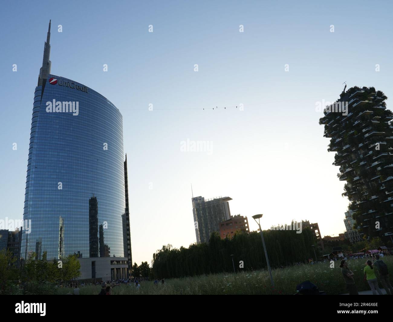 Milan, Italy. 26th May, 2023. Milan - Parco Bam, many people watching ...