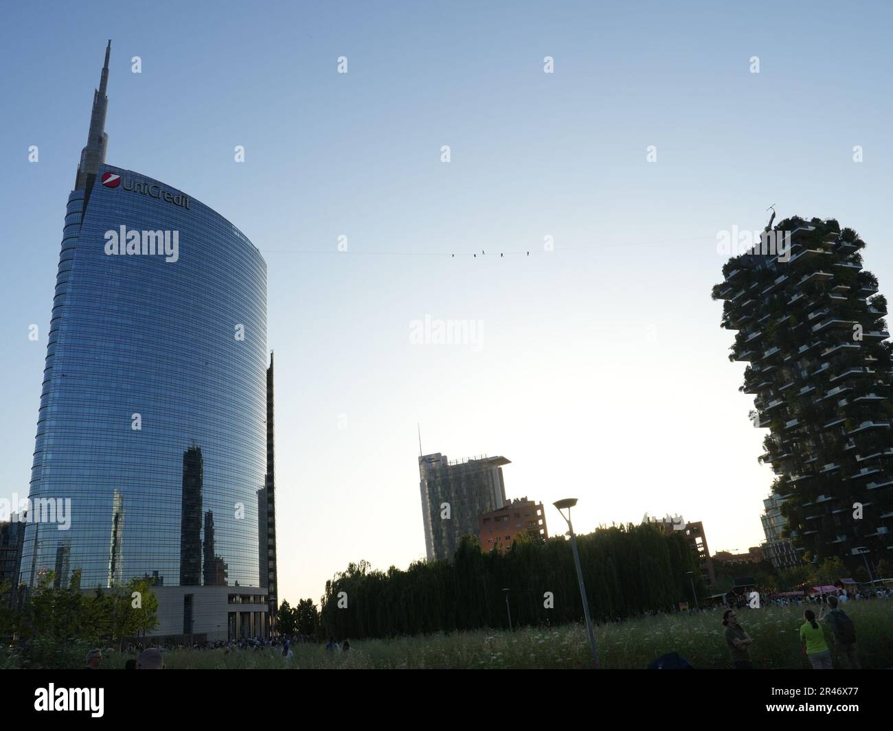 Milan, Italy. 26th May, 2023. Milan - Parco Bam, many people watching ...