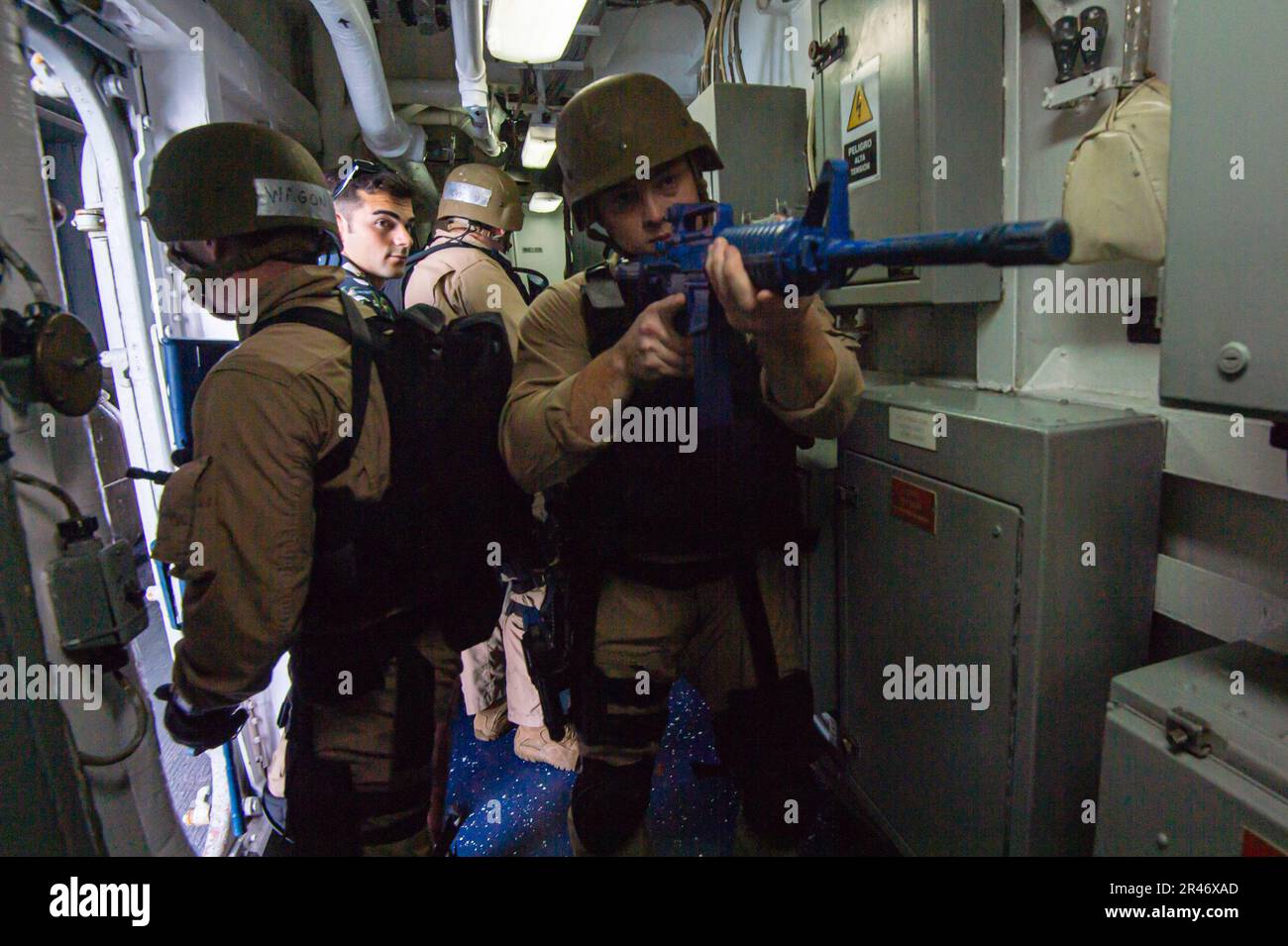 230324-N-NH267-1108 ARABIAN SEA (March 24, 2023) Operations Specialist ...