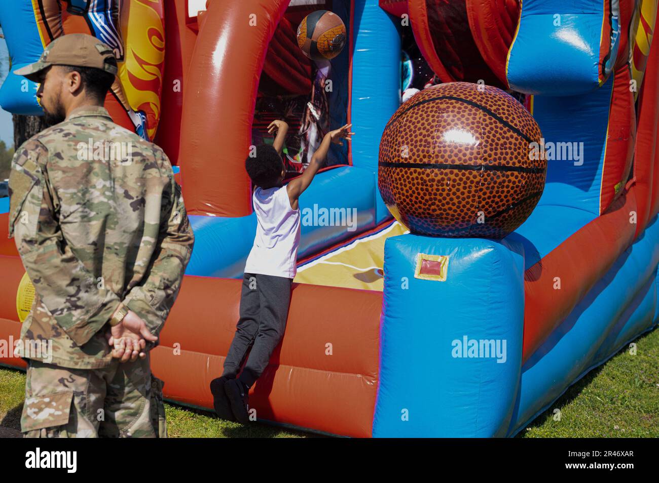 The child of a U.S. Air Force member assigned to the 633d Air Base Wing ...